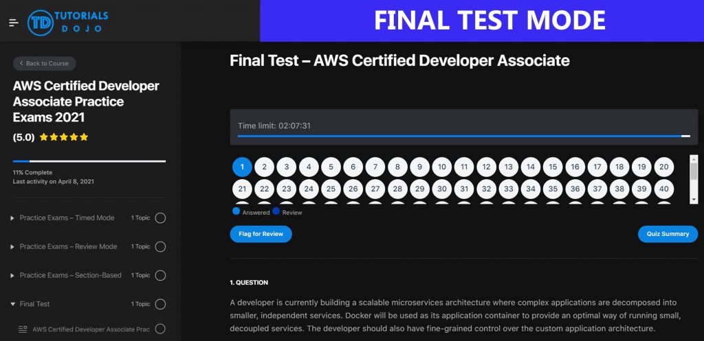 AWS Certified Developer Associate Practice Exams 2026 - Tutorials Dojo