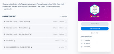 AWS Certified DevOps Engineer Professional Practice Exams 2026