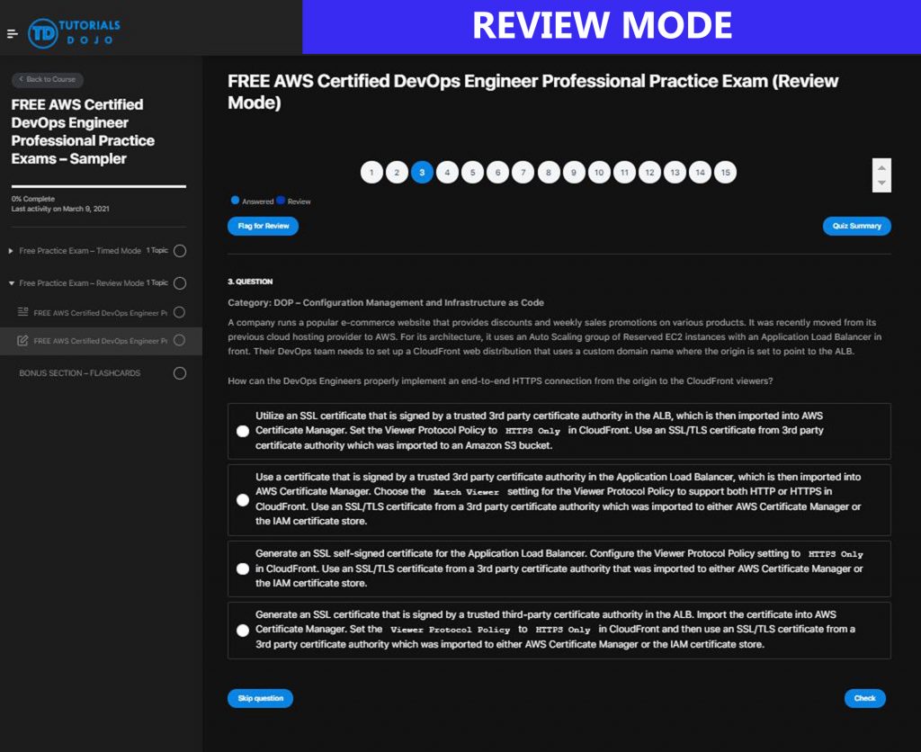 FREE AWS Certified DevOps Engineer Professional Practice Exams ...