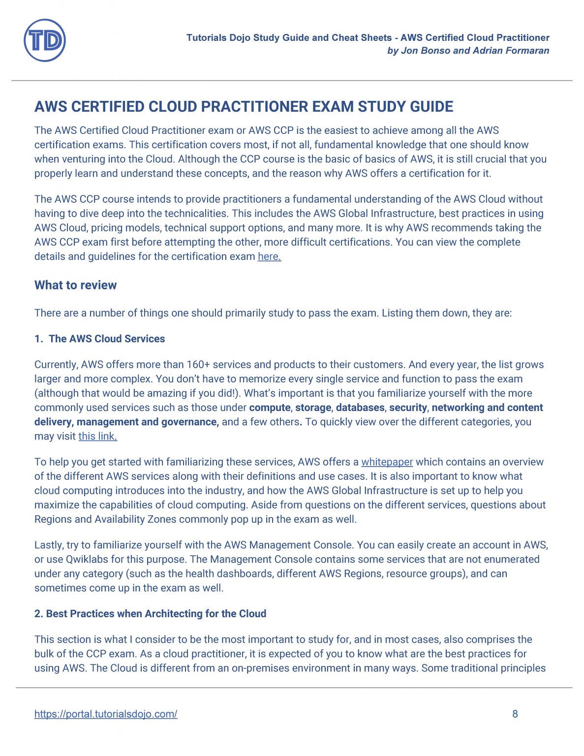Tutorials Dojo Study Guide eBook - AWS Certified Cloud Practitioner ...