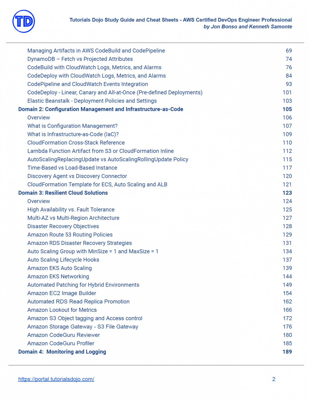 AWS Certified DevOps Engineer Professional DOP-C02 eBoo