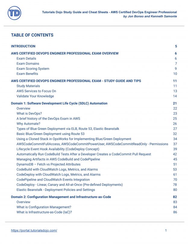 Tutorials Dojo Study Guide eBook - AWS Certified DevOps Engineer ...
