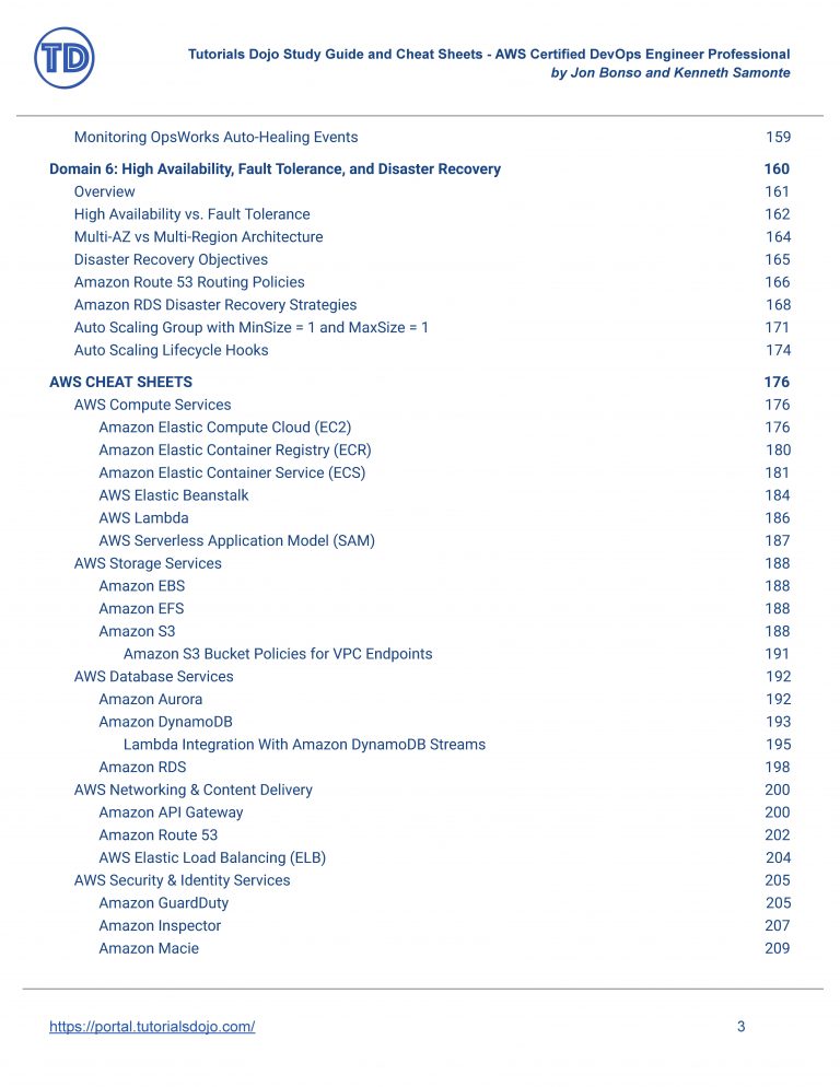 Tutorials Dojo Study Guide eBook - AWS Certified DevOps Engineer ...