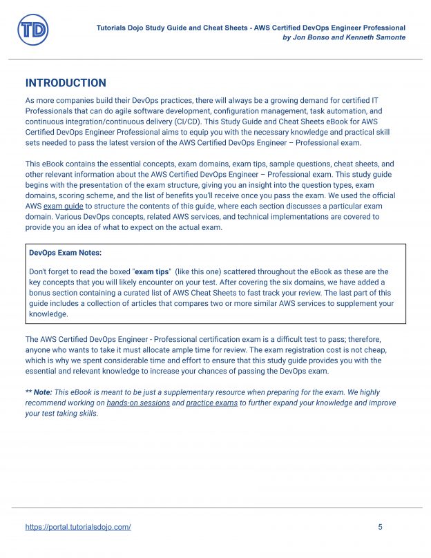 Tutorials Dojo Study Guide eBook - AWS Certified DevOps Engineer ...