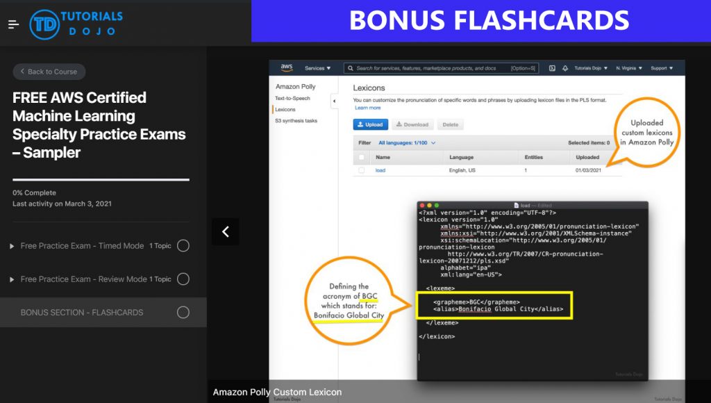 FREE AWS Certified Machine Learning Specialty Practice Exams – Sampler ...