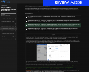 Google Certified Associate Cloud Engineer Practice Exams - Tutorials Dojo