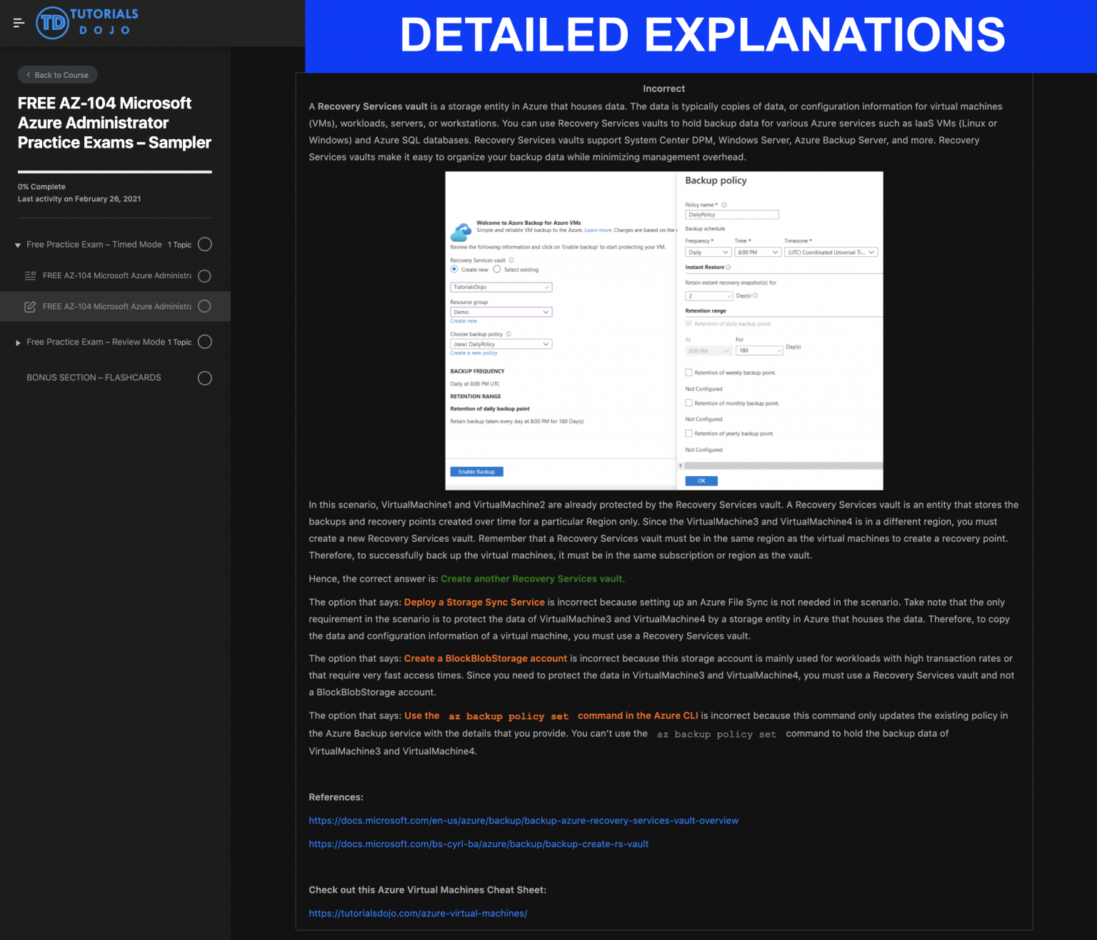 FREE AZ-104 Microsoft Azure Administrator Practice Exams - Sampler ...
