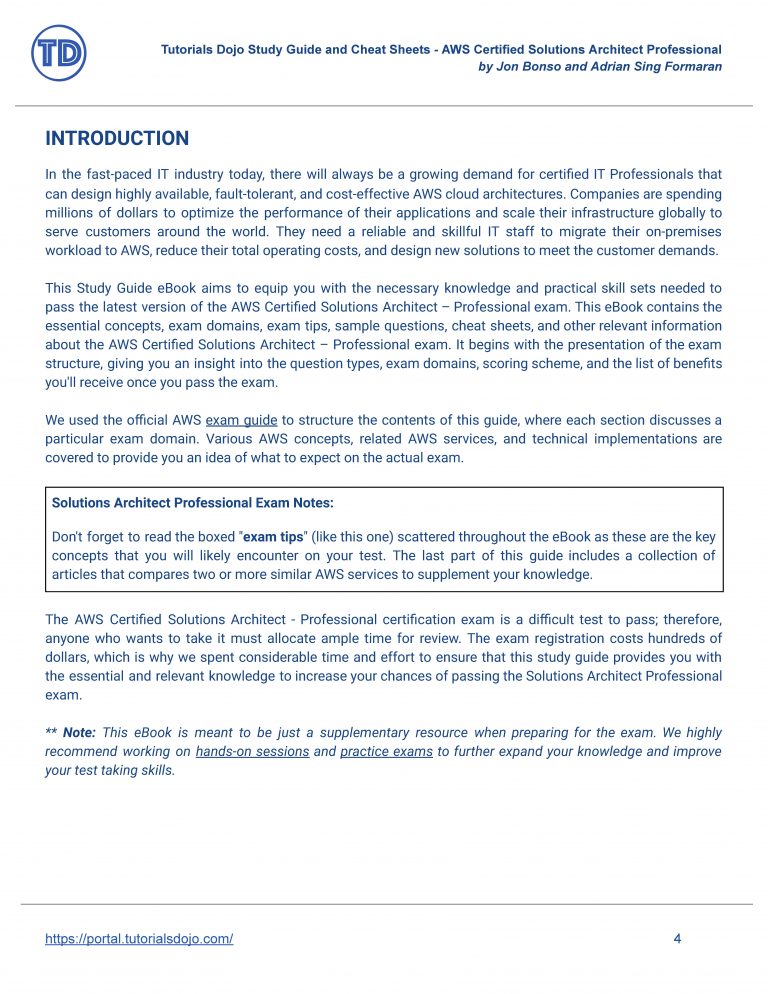 Tutorials Dojo Study Guide eBook - AWS Certified Solutions Architect ...