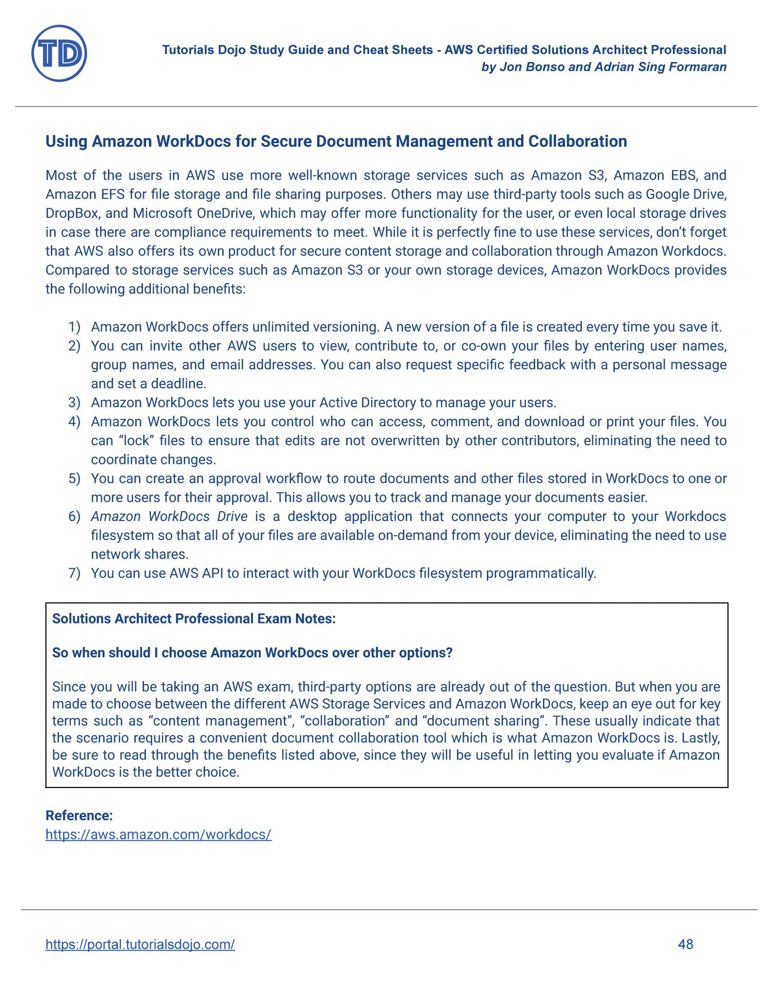 Tutorials Dojo Study Guide eBook - AWS Certified Solutions Architect ...