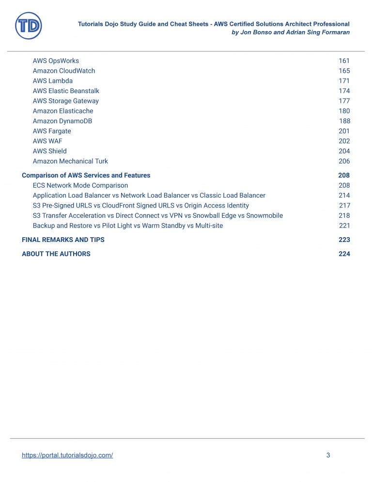 Tutorials Dojo Study Guide eBook - AWS Certified Solutions Architect ...