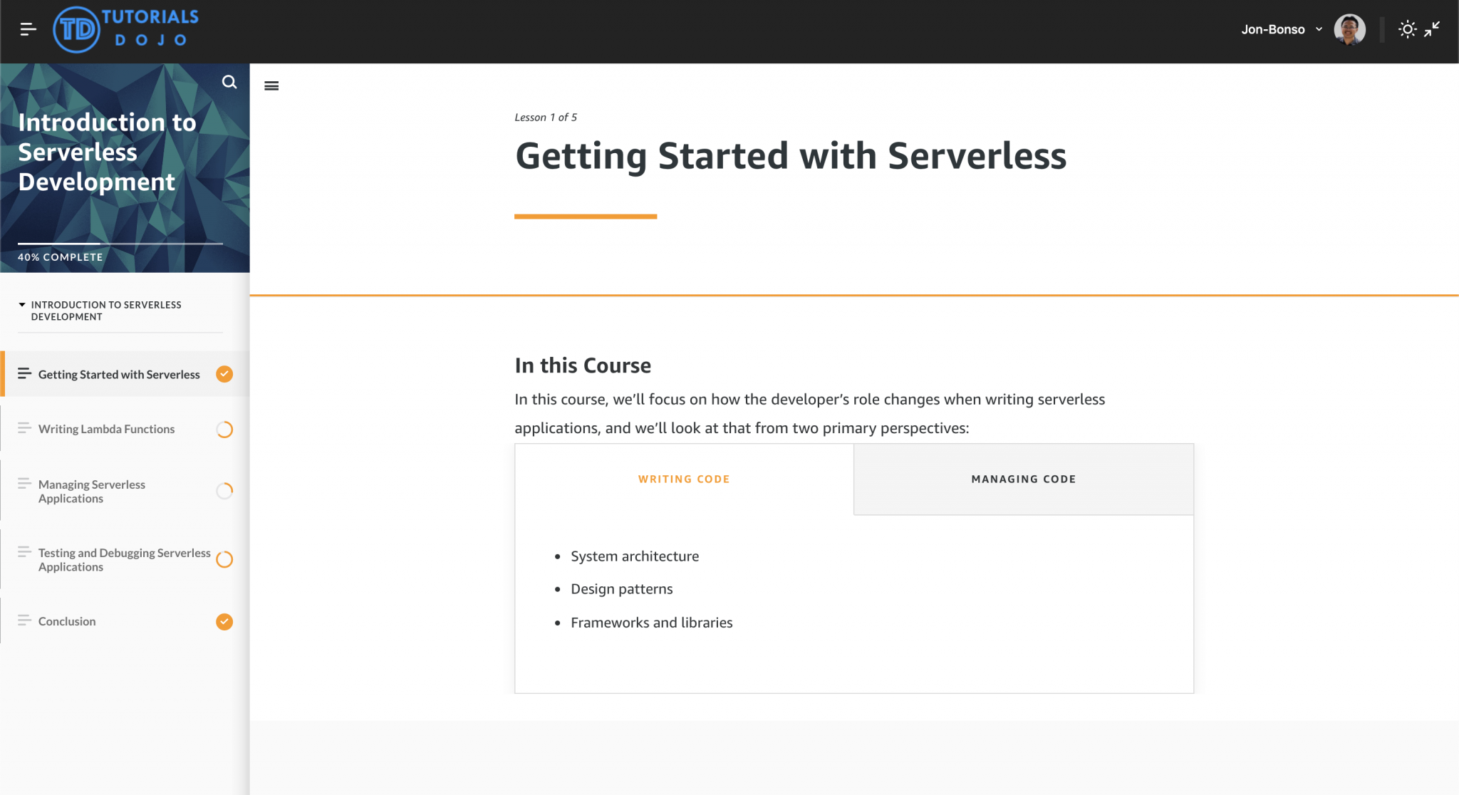 Introduction To Serverless Development Tutorials Dojo