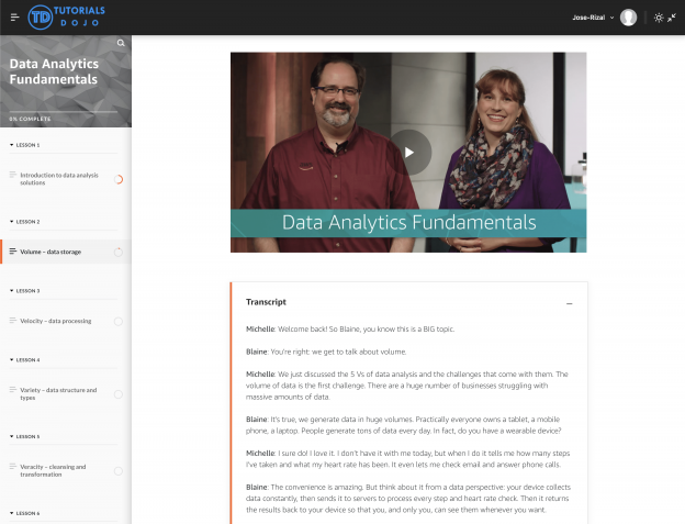Data Analytics Fundamentals - Tutorials Dojo