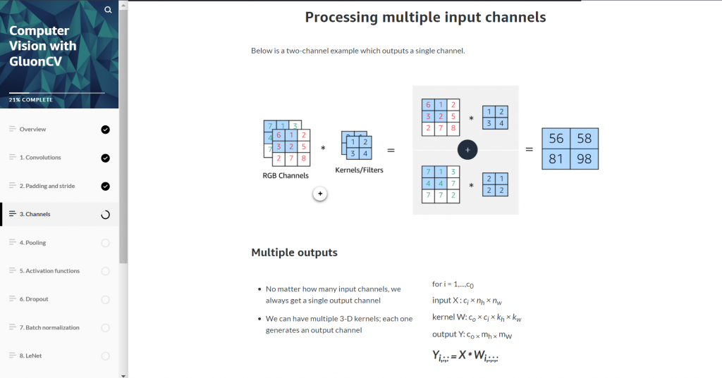 Computer Vision with GluonCV - Tutorials Dojo