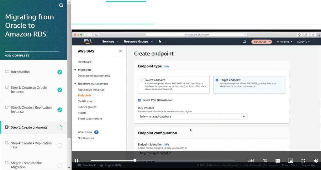 Migrating from Oracle to Amazon RDS - Tutorials Dojo
