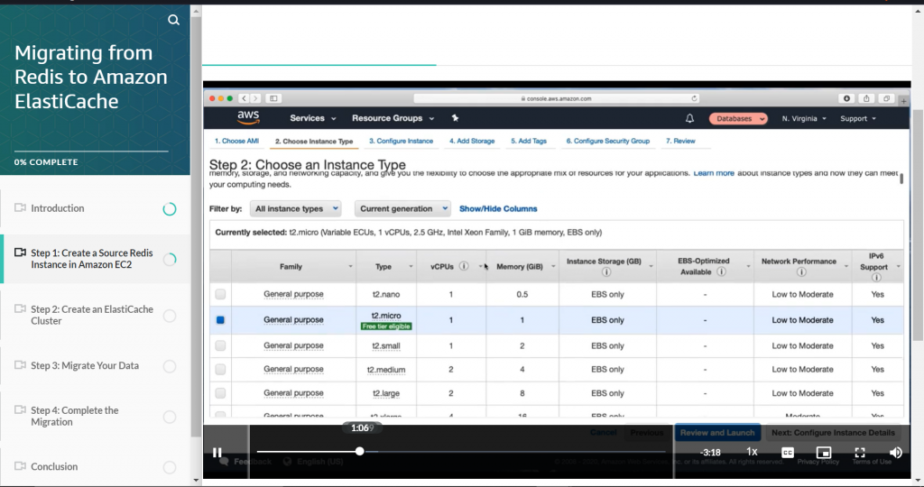 Migrating from Redis to Amazon ElastiCache - Tutorials Dojo