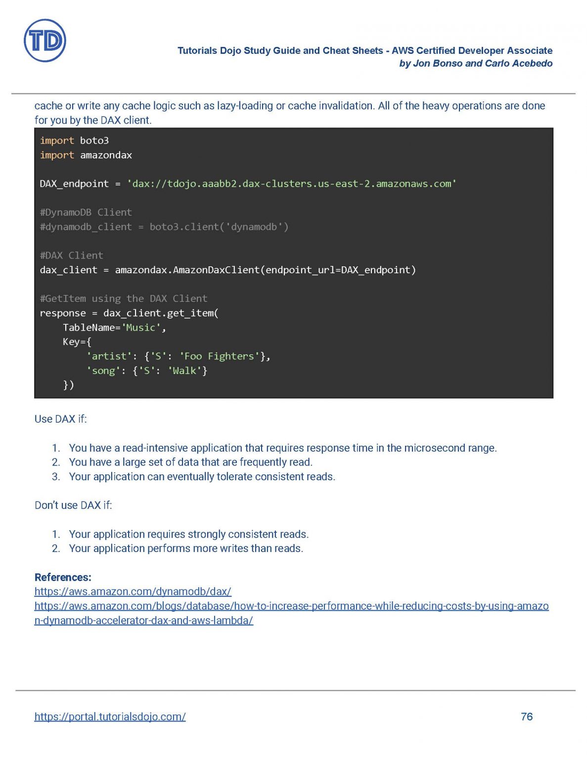 Study Guide eBook - AWS Certified Developer Associate DVA-C02