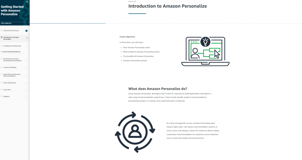 Getting Started with Amazon Personalize - Tutorials Dojo