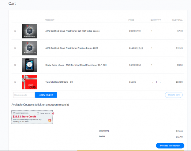 Tutorials Dojo Gift Card (Store Credit) - Tutorials Dojo