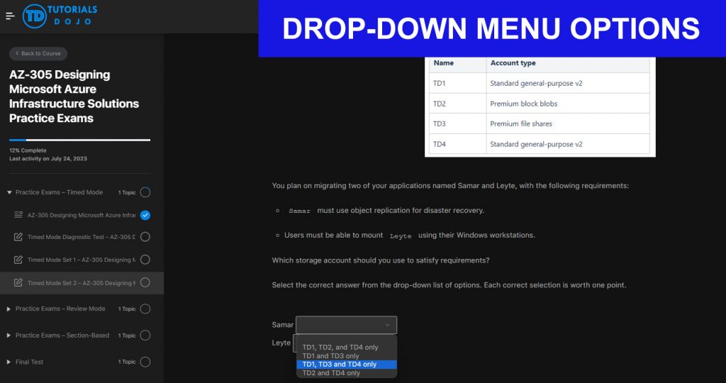 AZ-305 Designing Microsoft Azure Infrastructure Solutions Practice ...