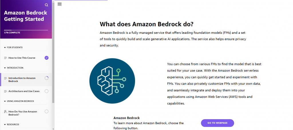 Amazon Bedrock Getting Started - Tutorials Dojo