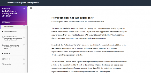 Amazon CodeWhisperer - Getting Started - Tutorials Dojo