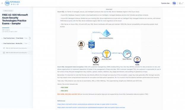 Free AZ-500 Azure Security Technologies Practice Exams Sampler