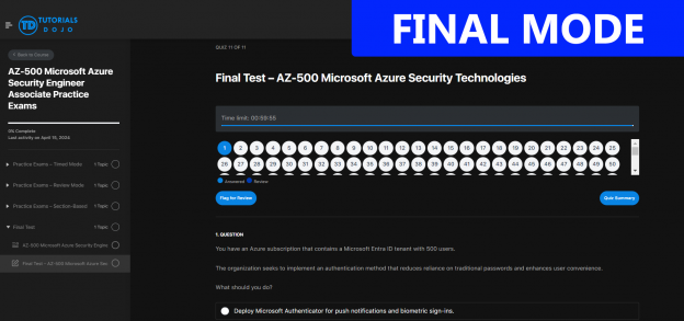 AZ-500 Azure Security Engineer Associate Practice Exams