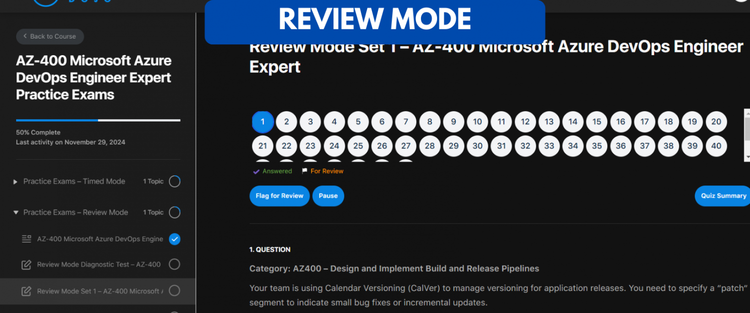 AZ-400 Microsoft Azure DevOps Engineer Expert Practice Exams ...