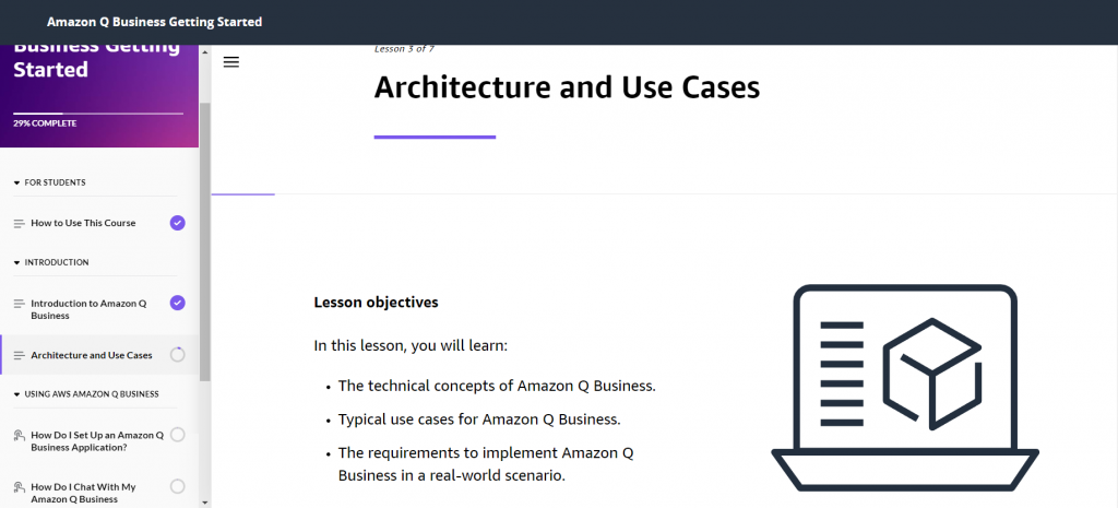 Amazon Q Business Getting Started - Tutorials Dojo