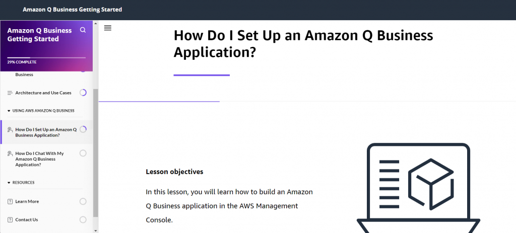 Amazon Q Business Getting Started - Tutorials Dojo