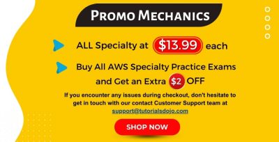 Promotions - Tutorials Dojo