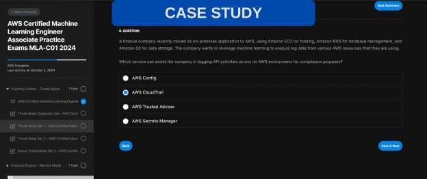 AWS Certified Machine Learning Engineer Associate MLA-C01 Practice ...