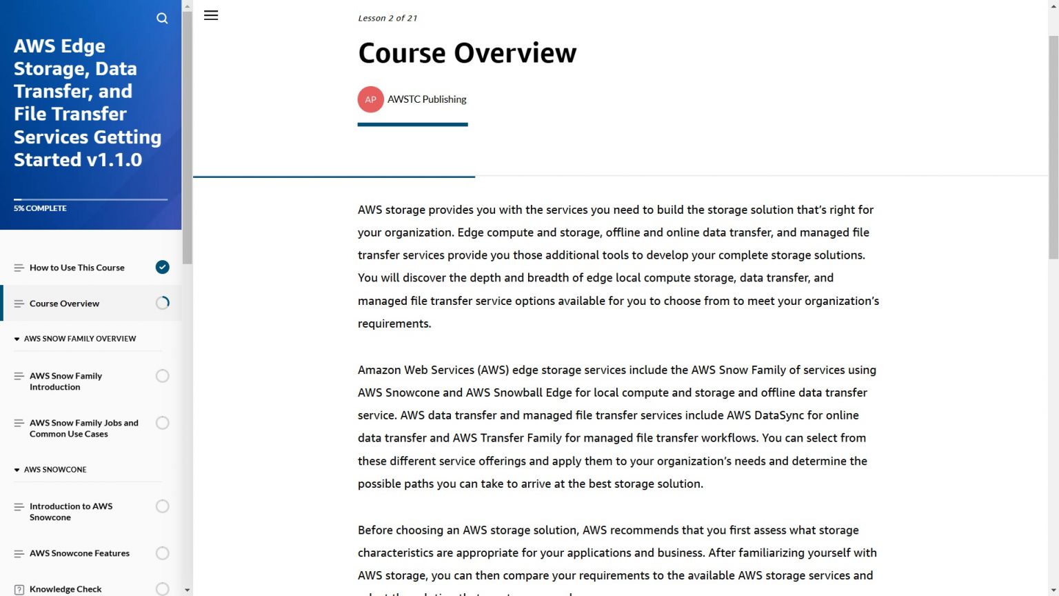 AWS Edge Storage, Data Transfer, and File Transfer Services Getting Started - Tutorials Dojo
