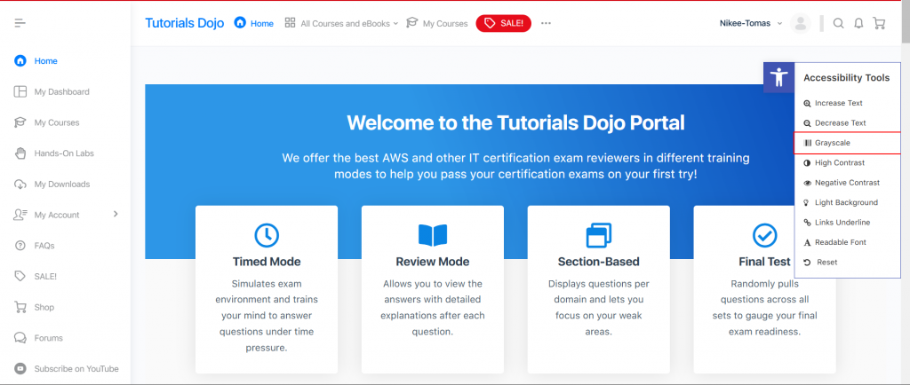 Tutorials Dojo Portal FAQs - Tutorials Dojo