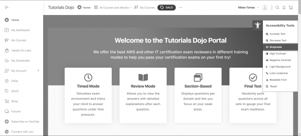 Tutorials Dojo Portal Faqs Tutorials Dojo