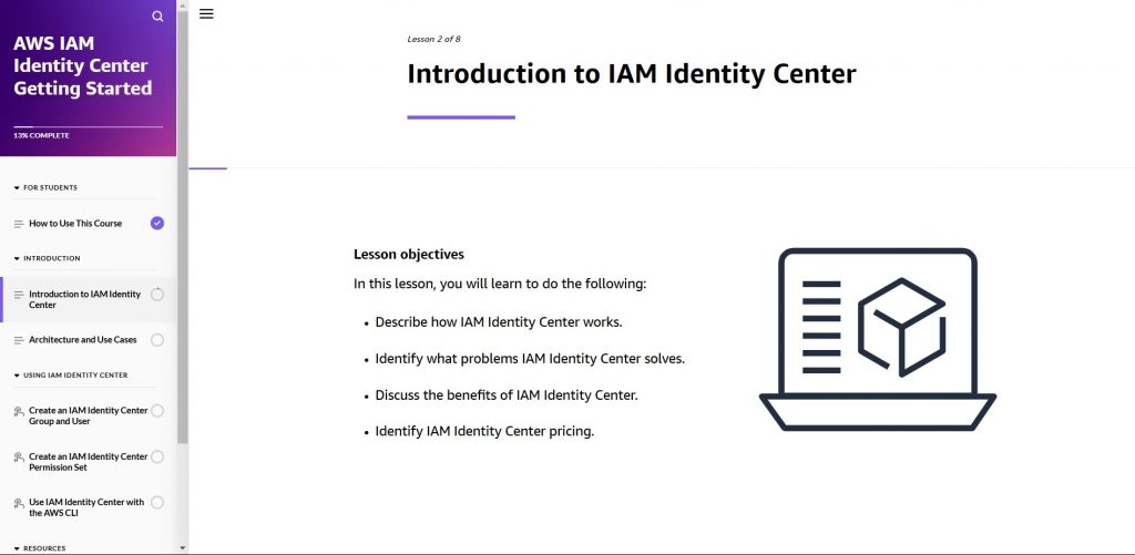 AWS Identity and Access Management - Identity Center Getting Started - Tutorials Dojo