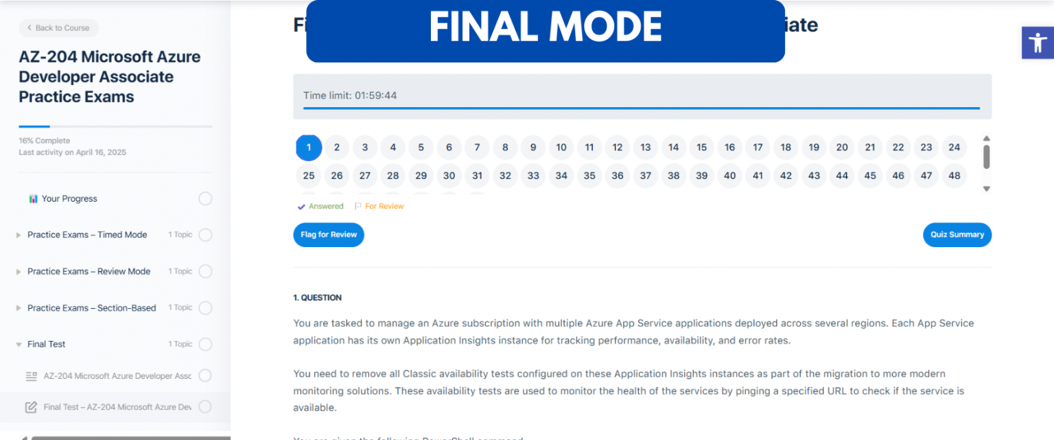 AZ-204 Microsoft Azure Developer Associate Practice Exams - Tutorials Dojo