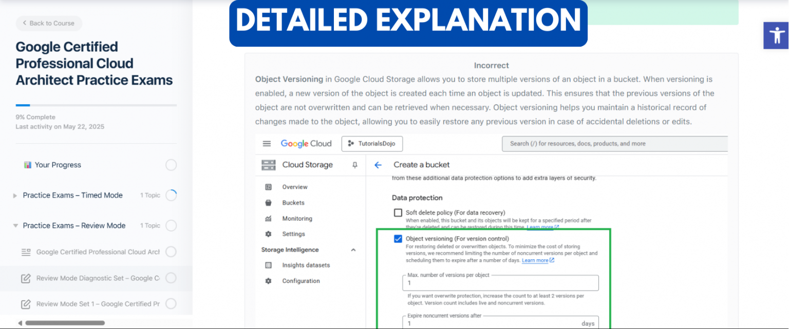 Google Certified Professional Cloud Architect Practice Exams - Tutorials Dojo