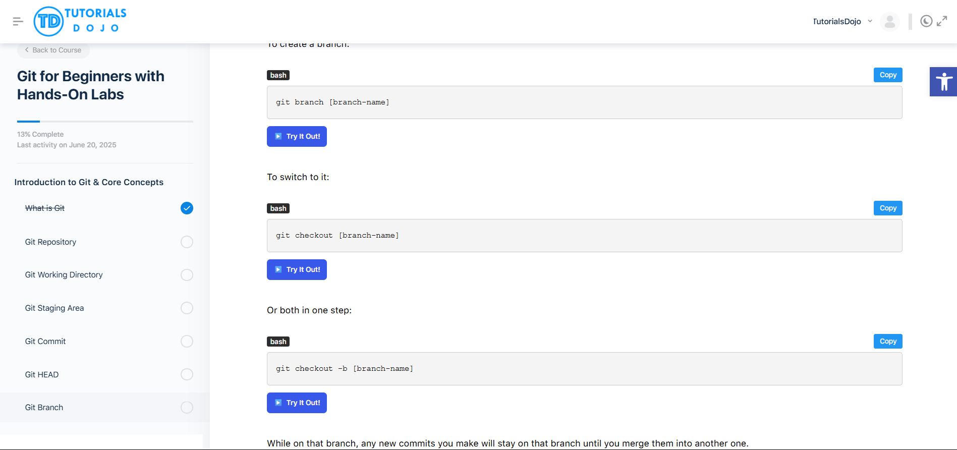 Git for Beginners with Hands-On Labs - Tutorials Dojo