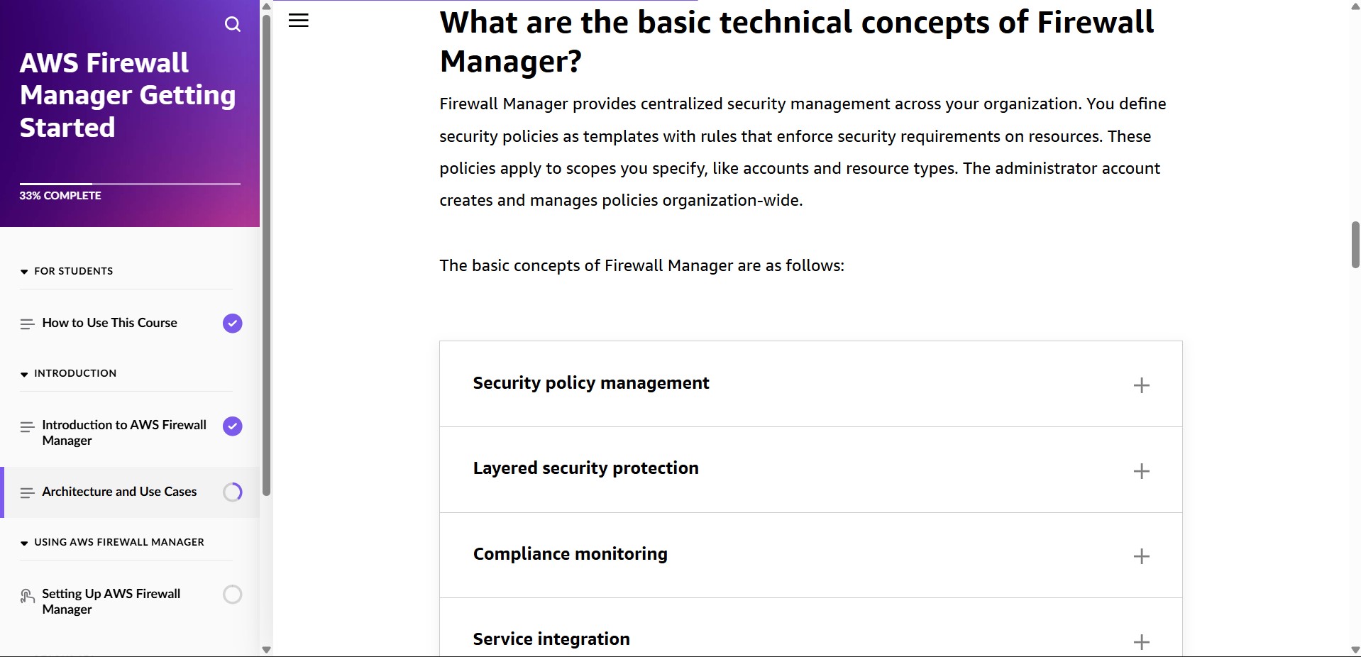 AWS Firewall Manager Getting Started - Tutorials Dojo