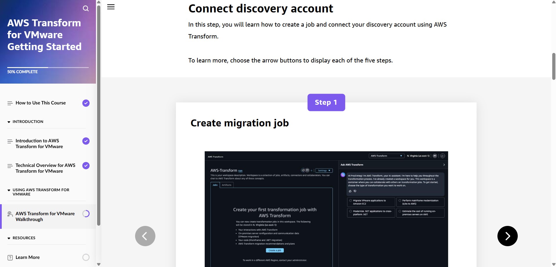 AWS Transform for VMWare Getting Started - Tutorials Dojo