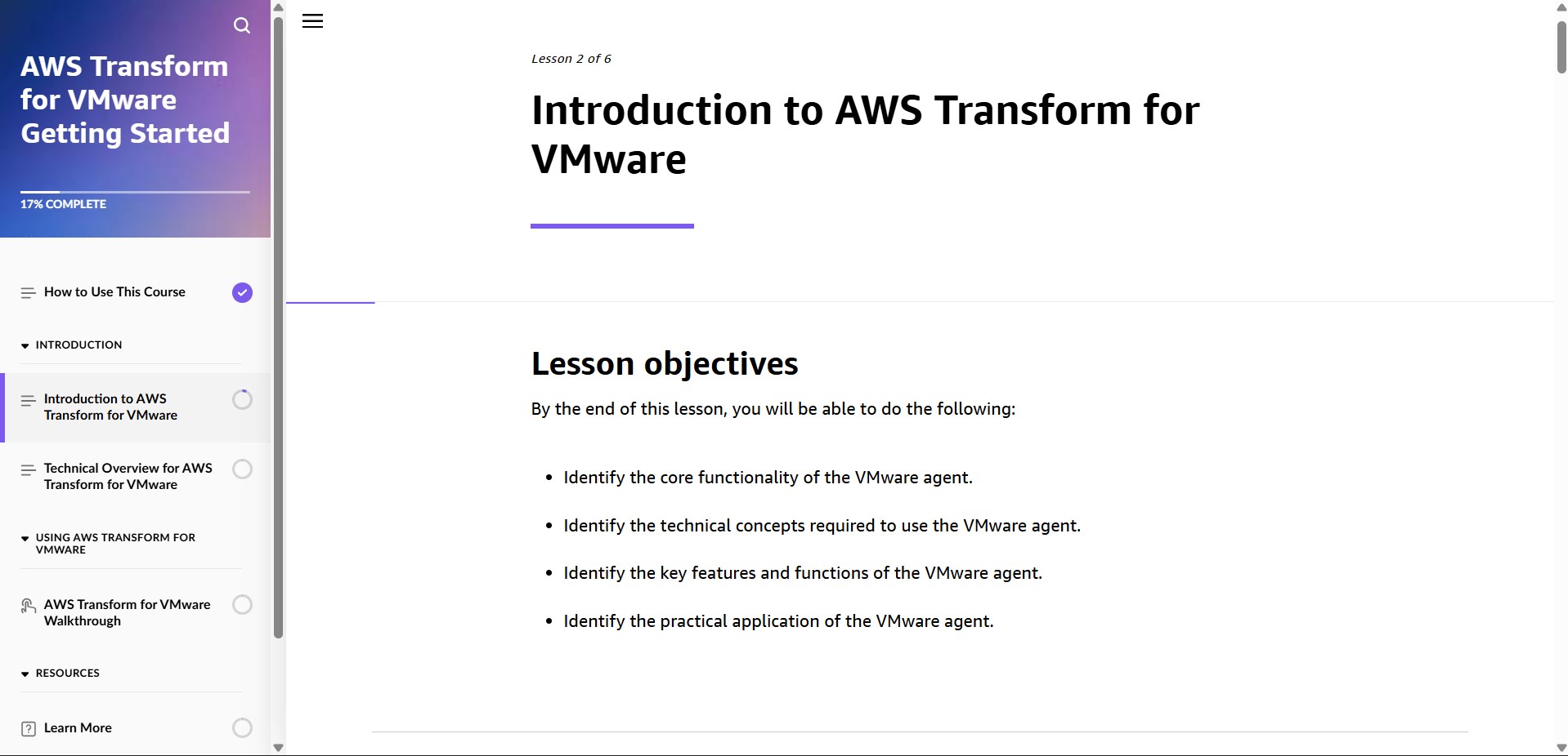 AWS Transform for VMWare Getting Started - Tutorials Dojo