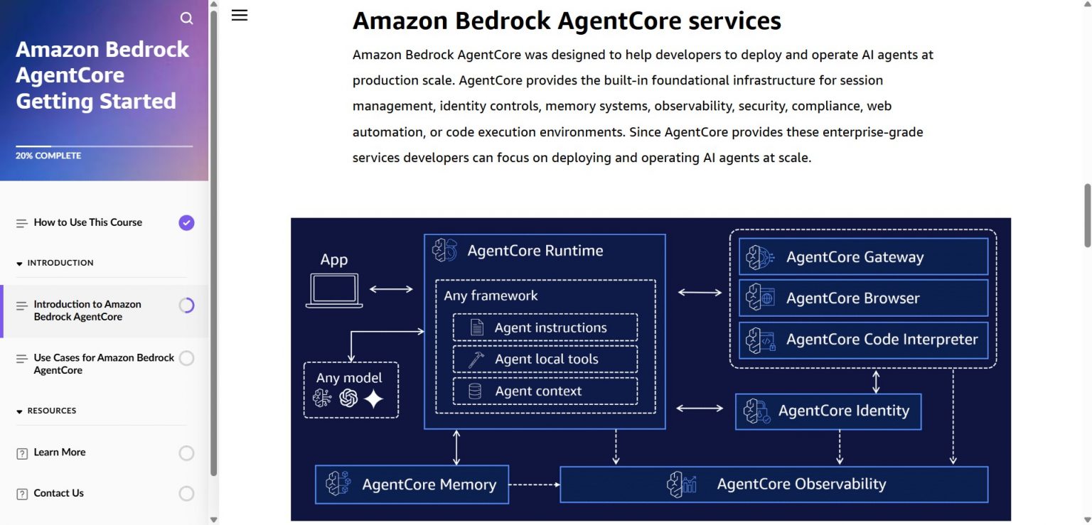 Amazon Bedrock AgentCore Getting Started - Tutorials Dojo