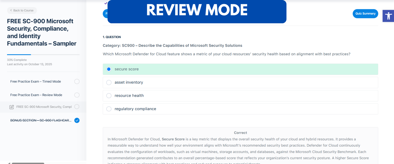 FREE SC-900 Microsoft Security, Compliance, and Identity Fundamentals ...