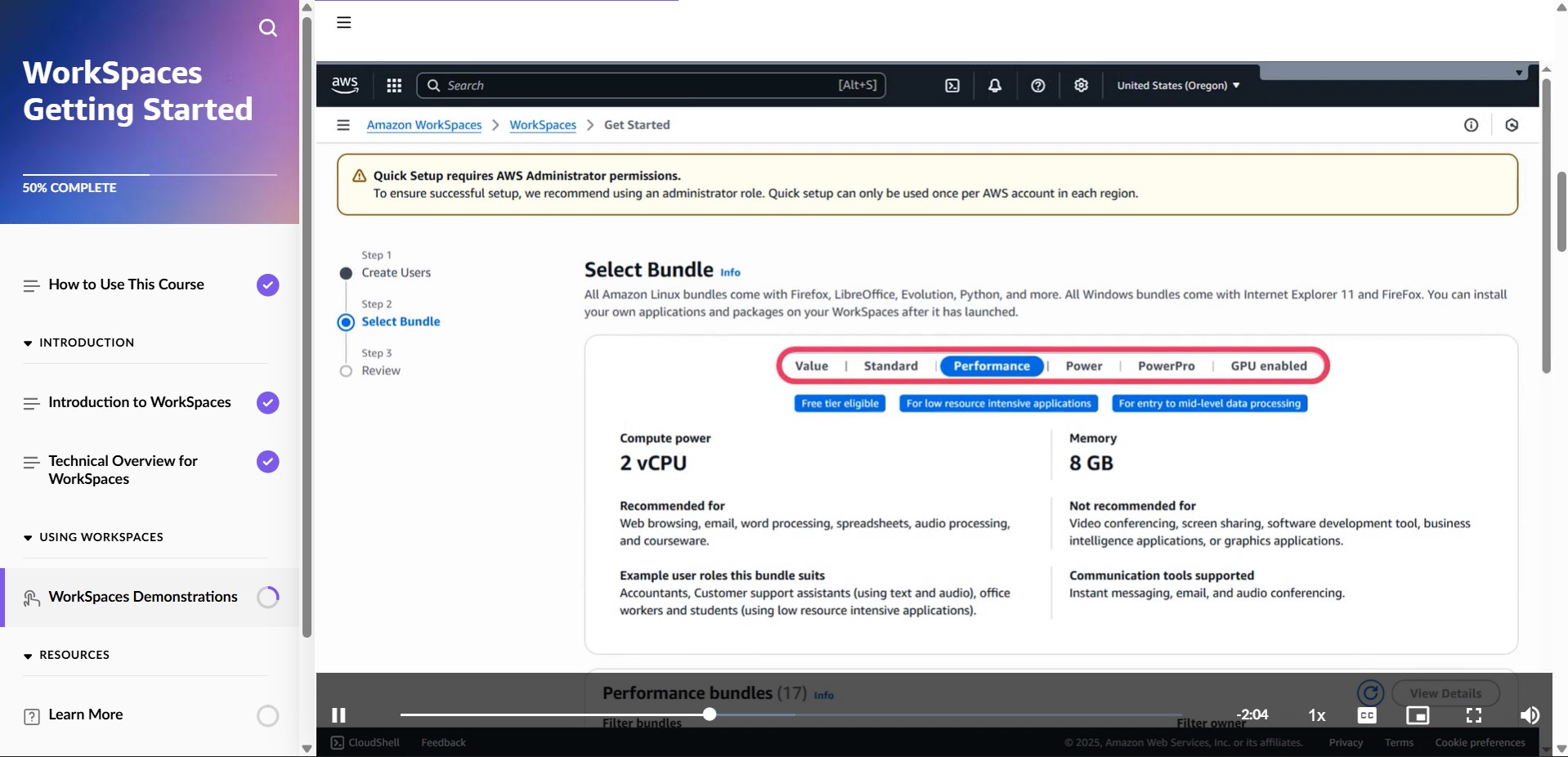 Amazon WorkSpaces Getting Started - Tutorials Dojo
