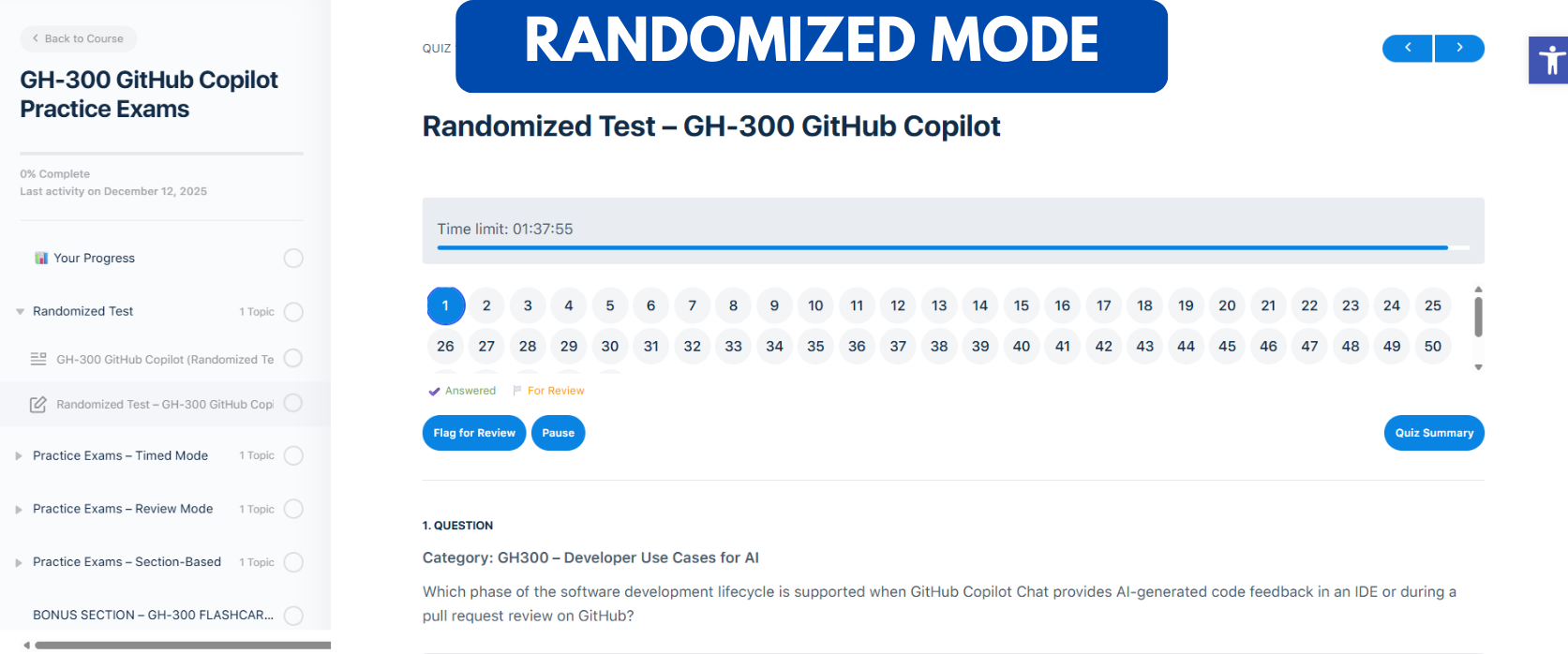 Tutorials Dojo - GH-300 GitHub Copilot Practice Exams