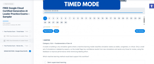 FREE Google Cloud Certified Generative AI Leader Practice Exams ...