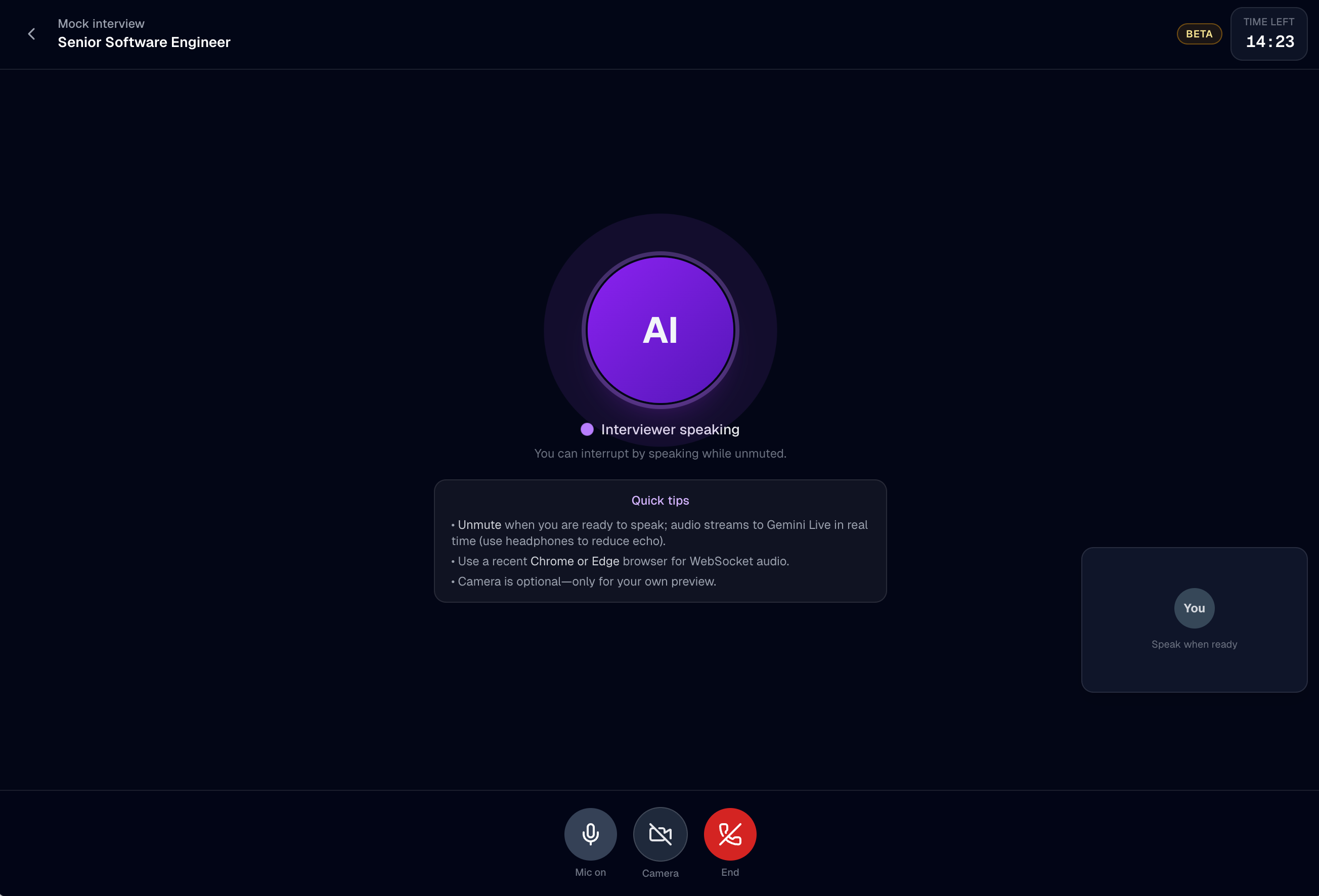 AI Mock Interviewer Simulator - Tutorials Dojo